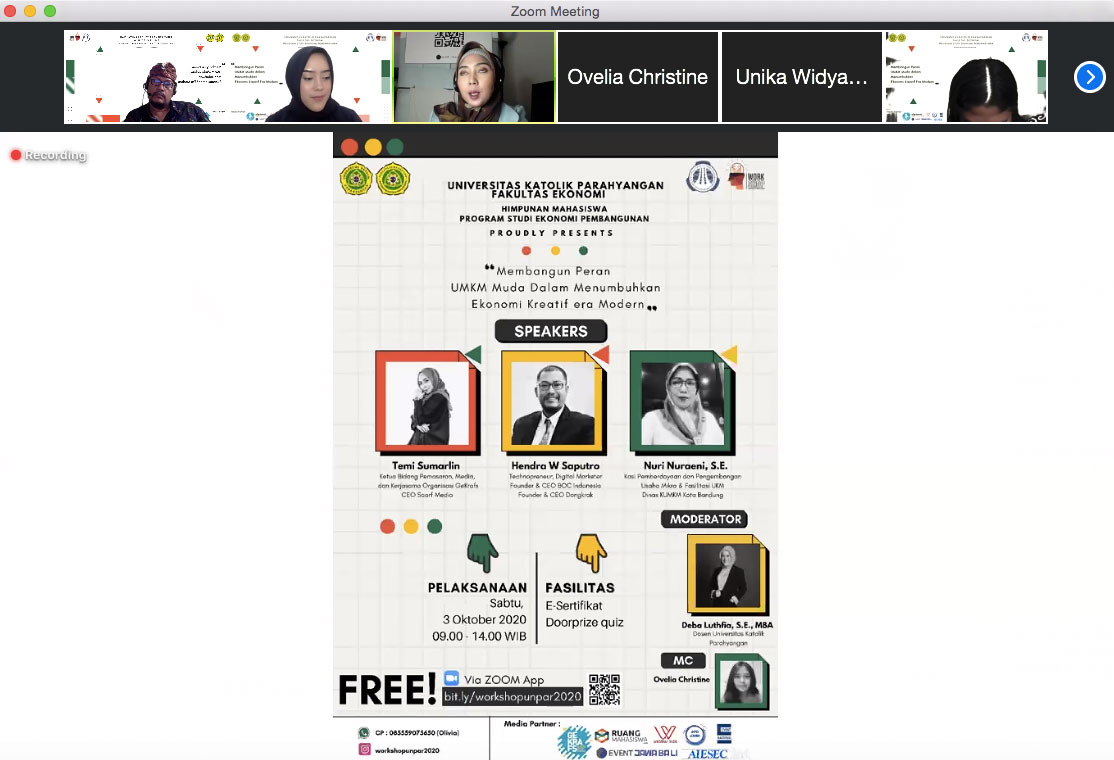 Workshop Digital Marketing di Universitas Katolik Parahyangan Bandung – Hendra W Saputro